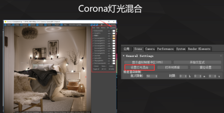 CG MAGIC分享Corona 渲染器交互式灯光混合运用的操作 - 知乎