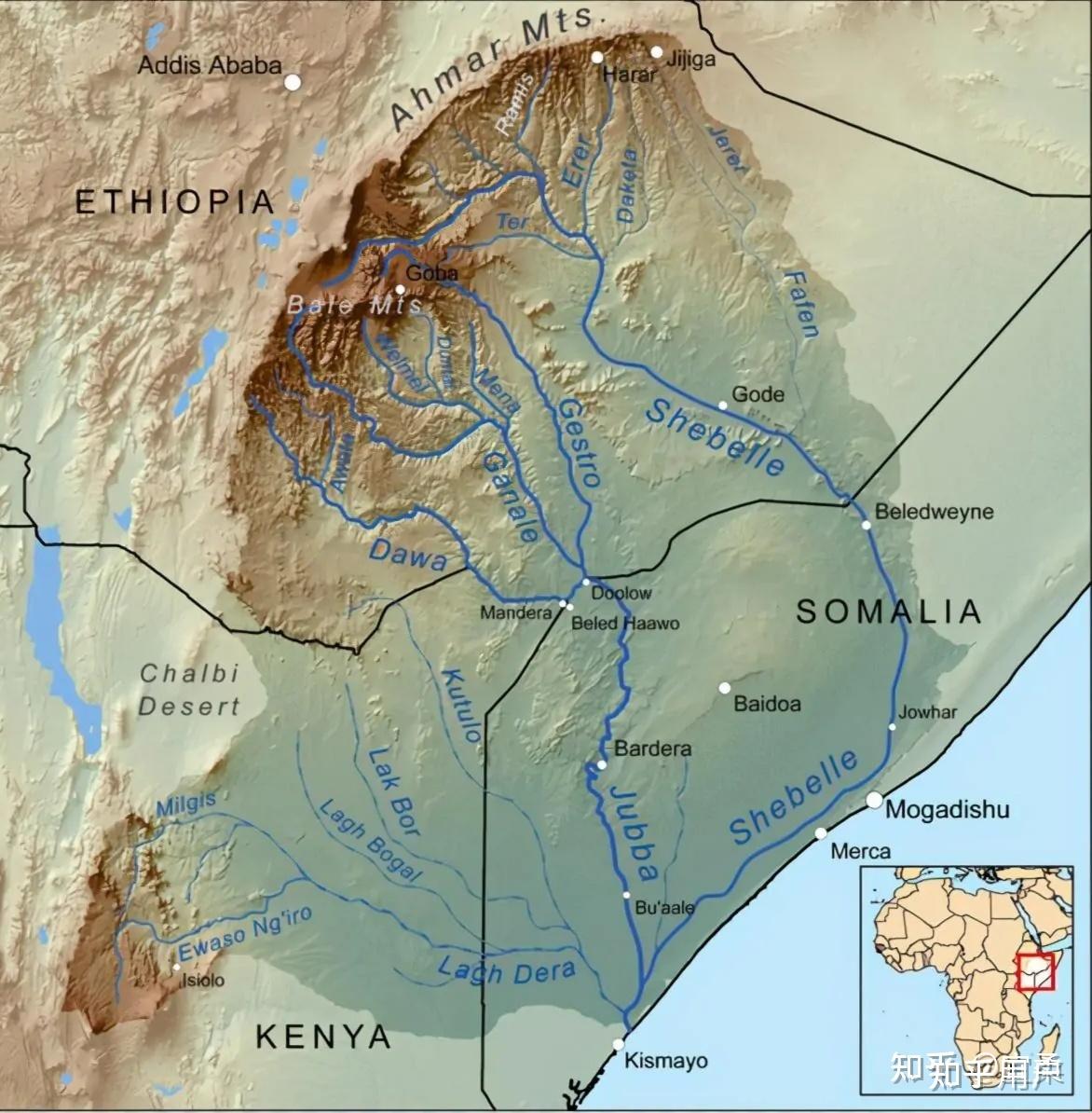 非洲有哪四大河流？ - 知乎